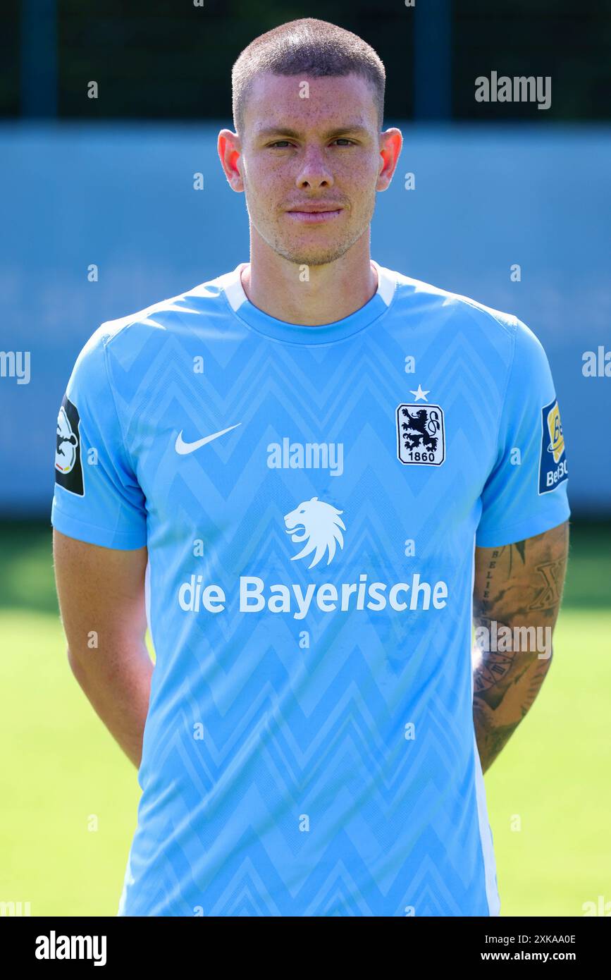 Fussball 3. Liga Offizieller Fototermin TSV 1860 Muenchen am 21.07.2024 ...