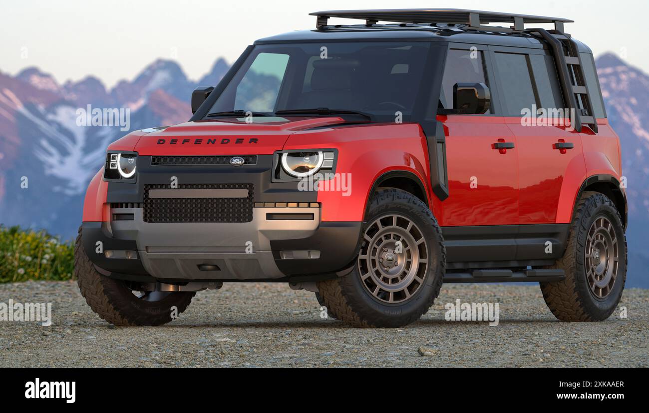 Land Rover Defender Octa Explorer Pack Stock Photo - Alamy