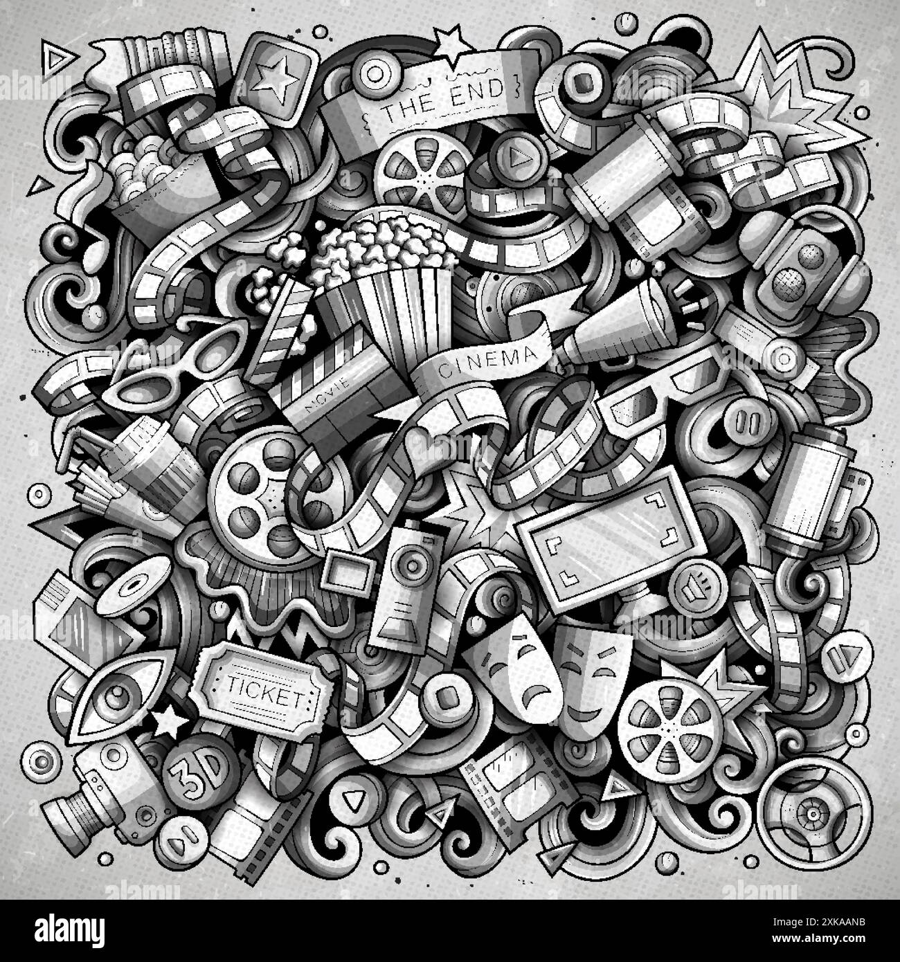 Movie lot Stock Vector Images - Alamy