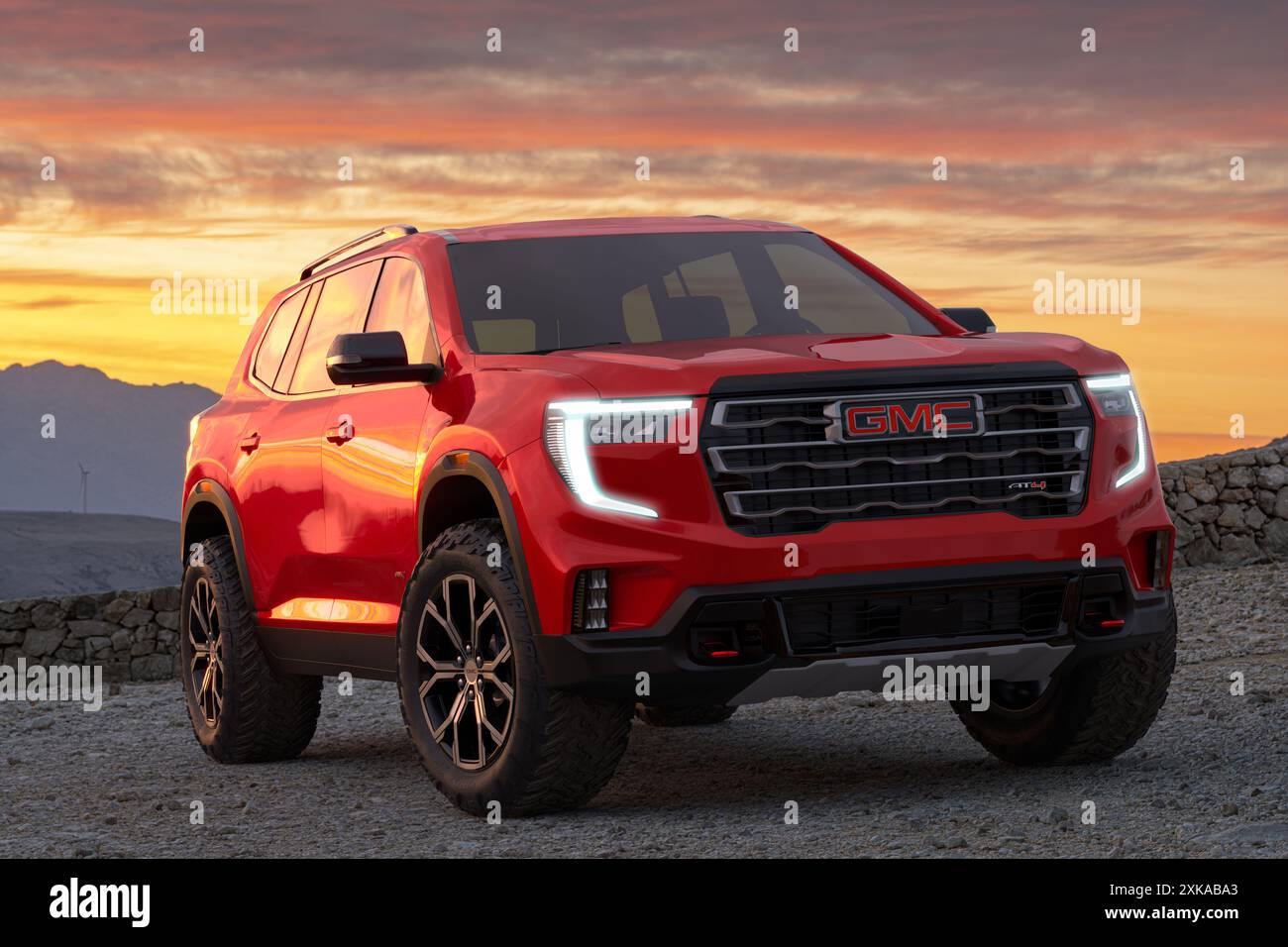 2024 GMC Acadia- Mid-Size SUV Stock Photo - Alamy