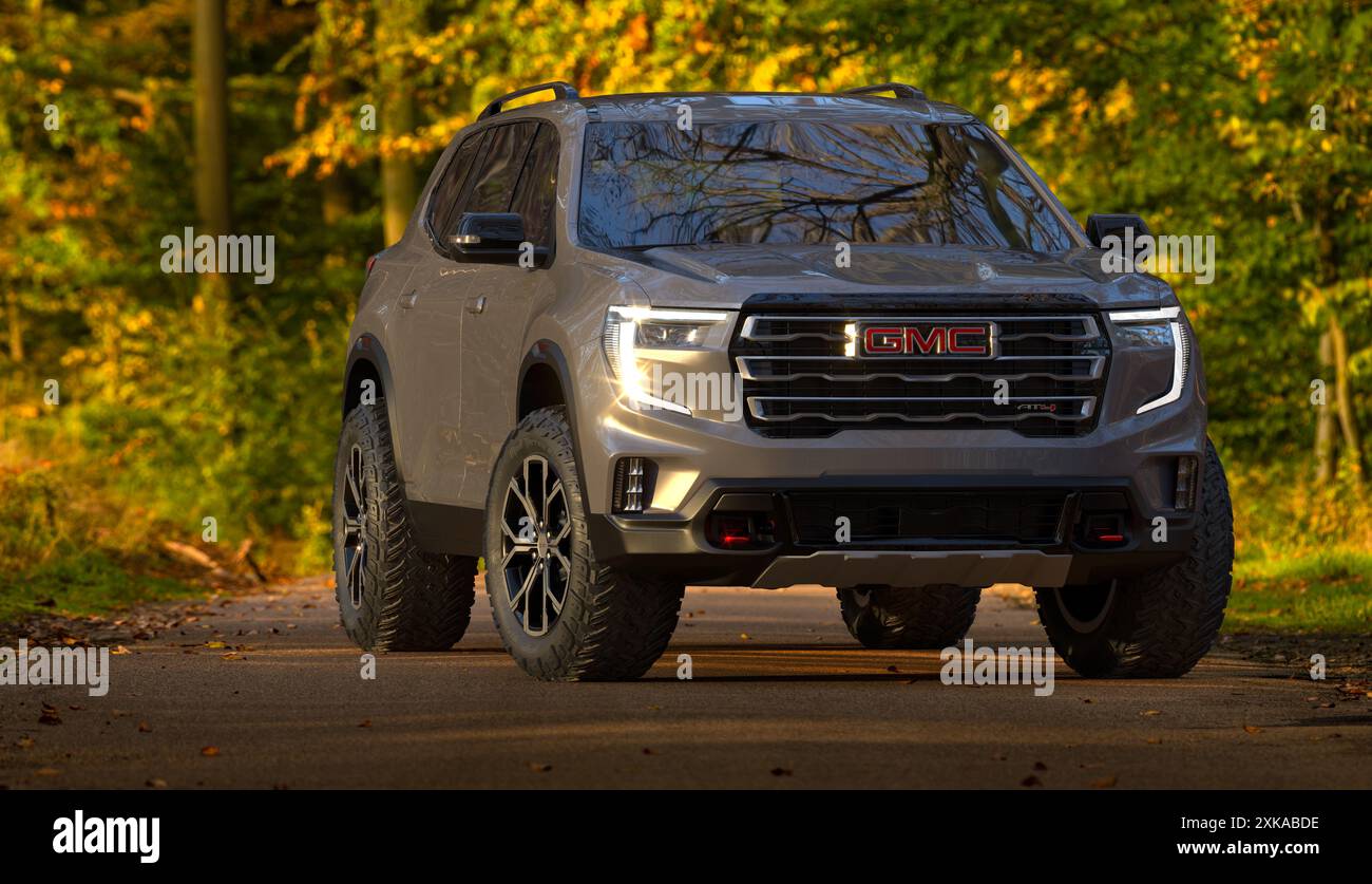 2024 GMC Acadia- Mid-Size SUV Stock Photo - Alamy