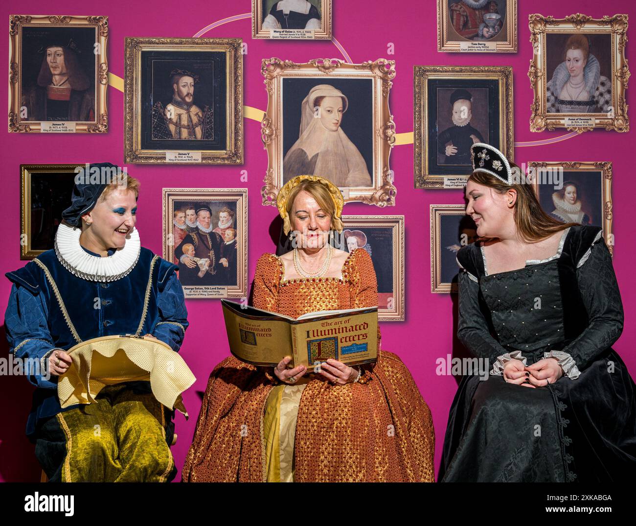 Female staff members dress in period costume to launch Renaissance ...