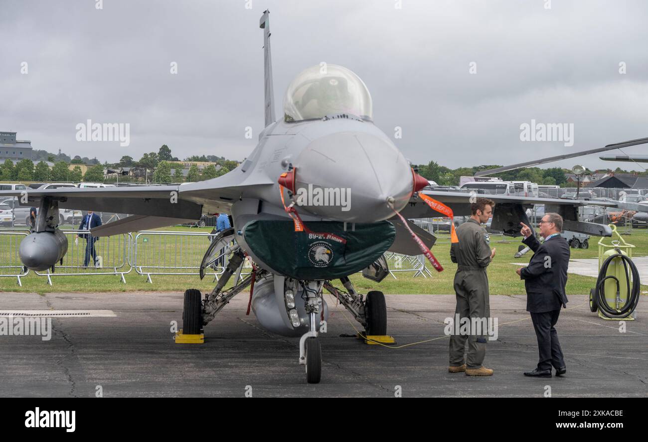 Farnborough, England, UK. 22nd July, 2024. The Farnborough ...