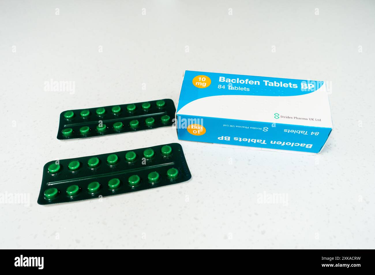 Baclofan tablets hi-res stock photography and images - Alamy