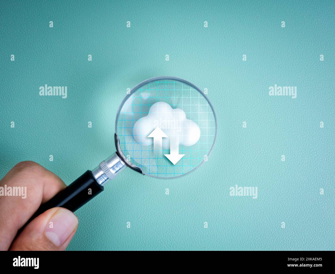 Cloud Computing Infrastructure Technology Data System Storage Service Concept Arrows On White