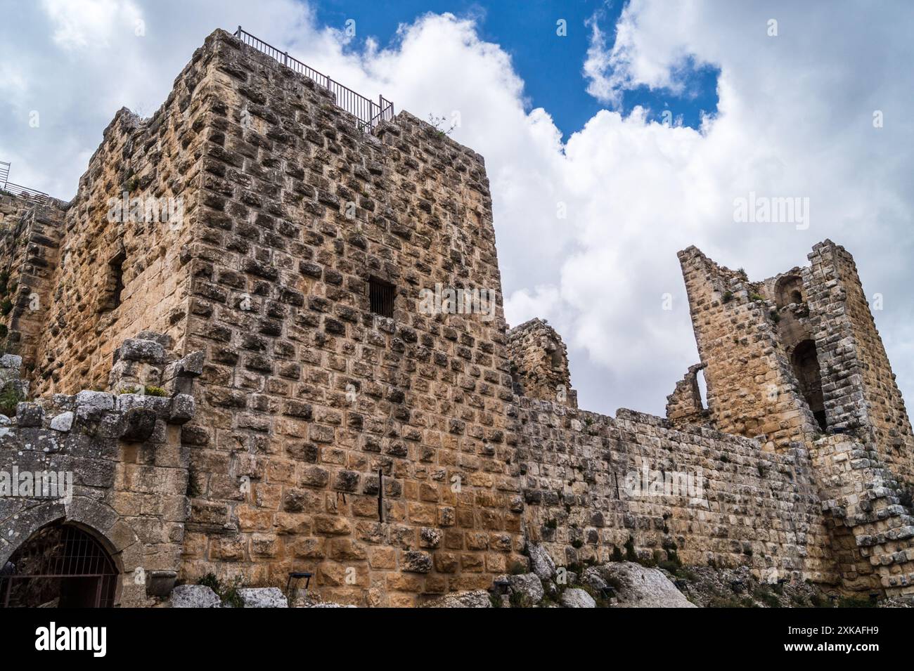 Ajloun castle, 12th. century CE Ayyubid Muslim, Jordan Stock Photo - Alamy