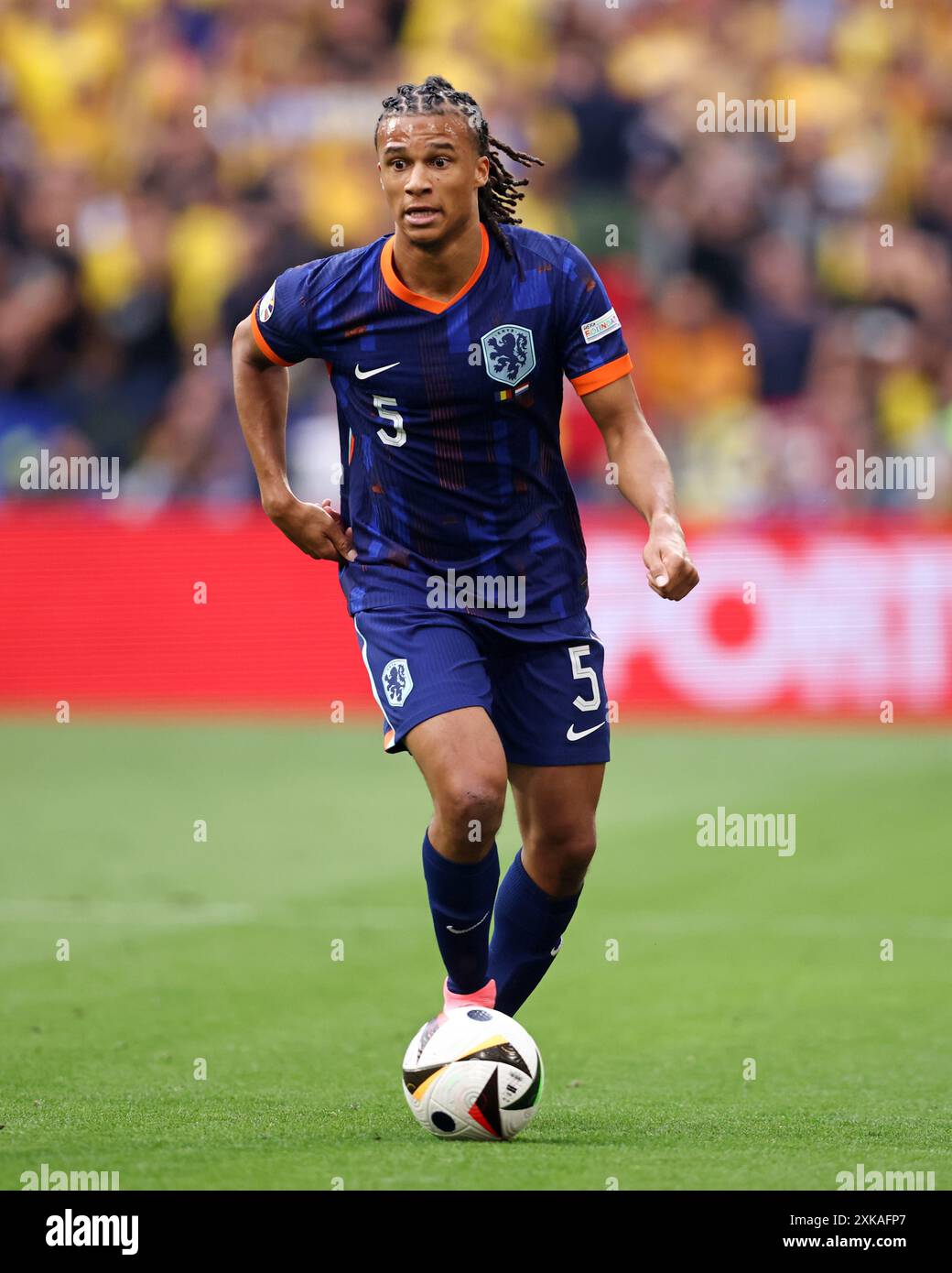 MUNICH, GERMANY - JULY 02: Nathan Ake of Netherlands during the UEFA ...