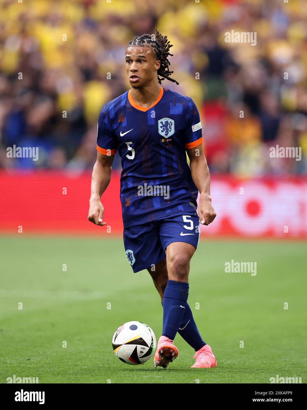 MUNICH, GERMANY - JULY 02: Nathan Ake of Netherlands during the UEFA ...