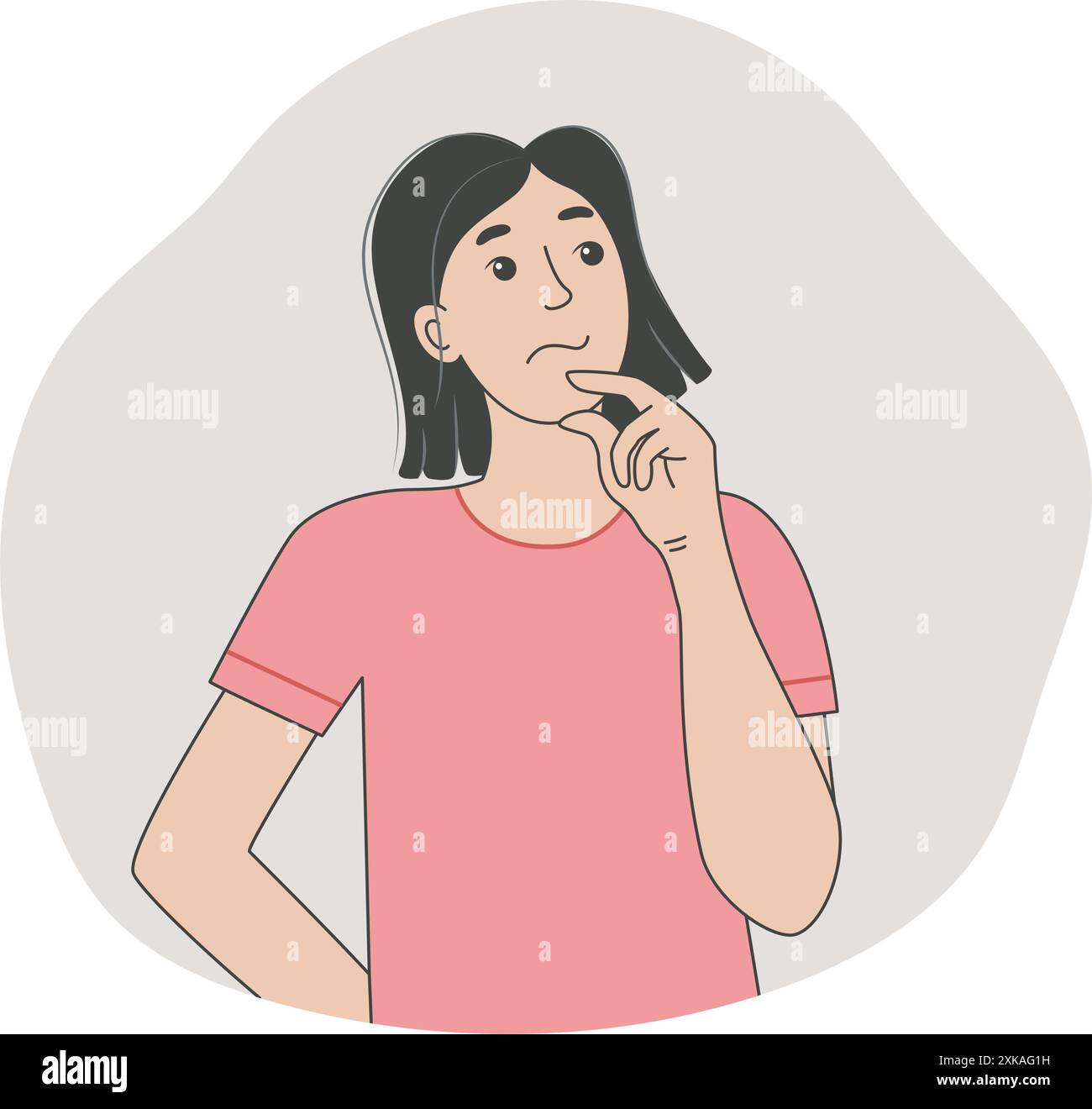 Solution pondering Cut Out Stock Images & Pictures - Alamy