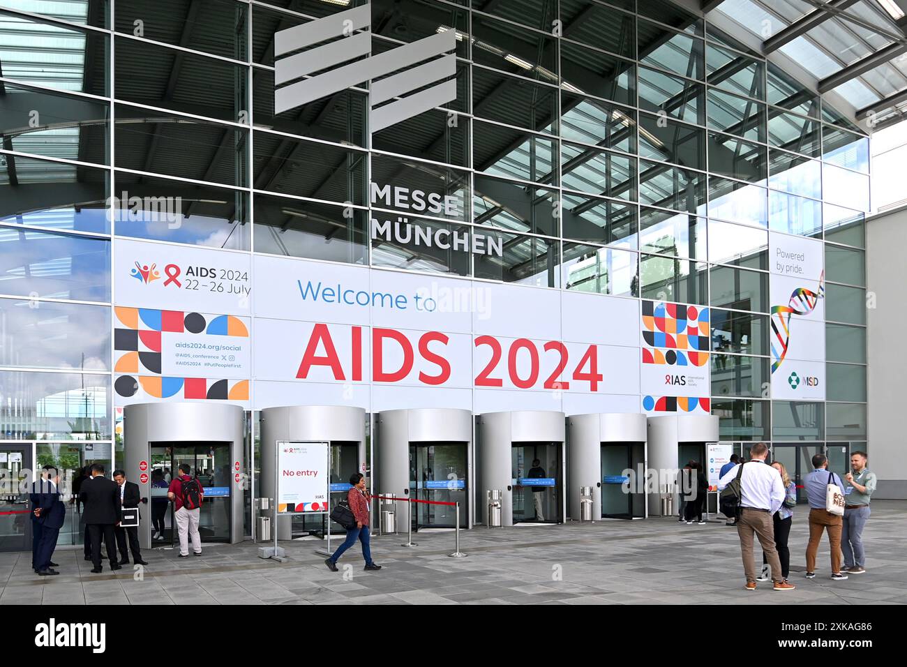 AIDS 2024, the 25th International AIDS Conference vom 22.-27.07.2024 in ...