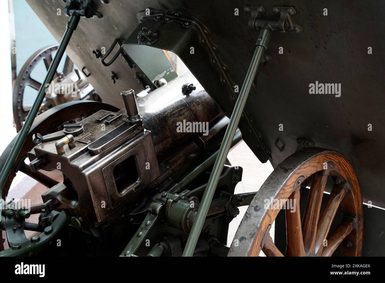 A detail of a cannon barrel Stock Photo - Alamy