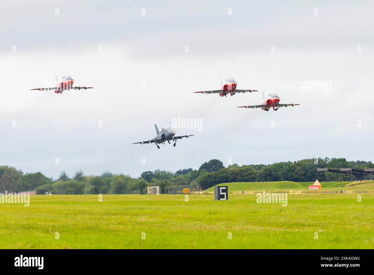 Fairford, UK. 21 JUL, 2024. Midnight Hawks, the official aerobatic team ...