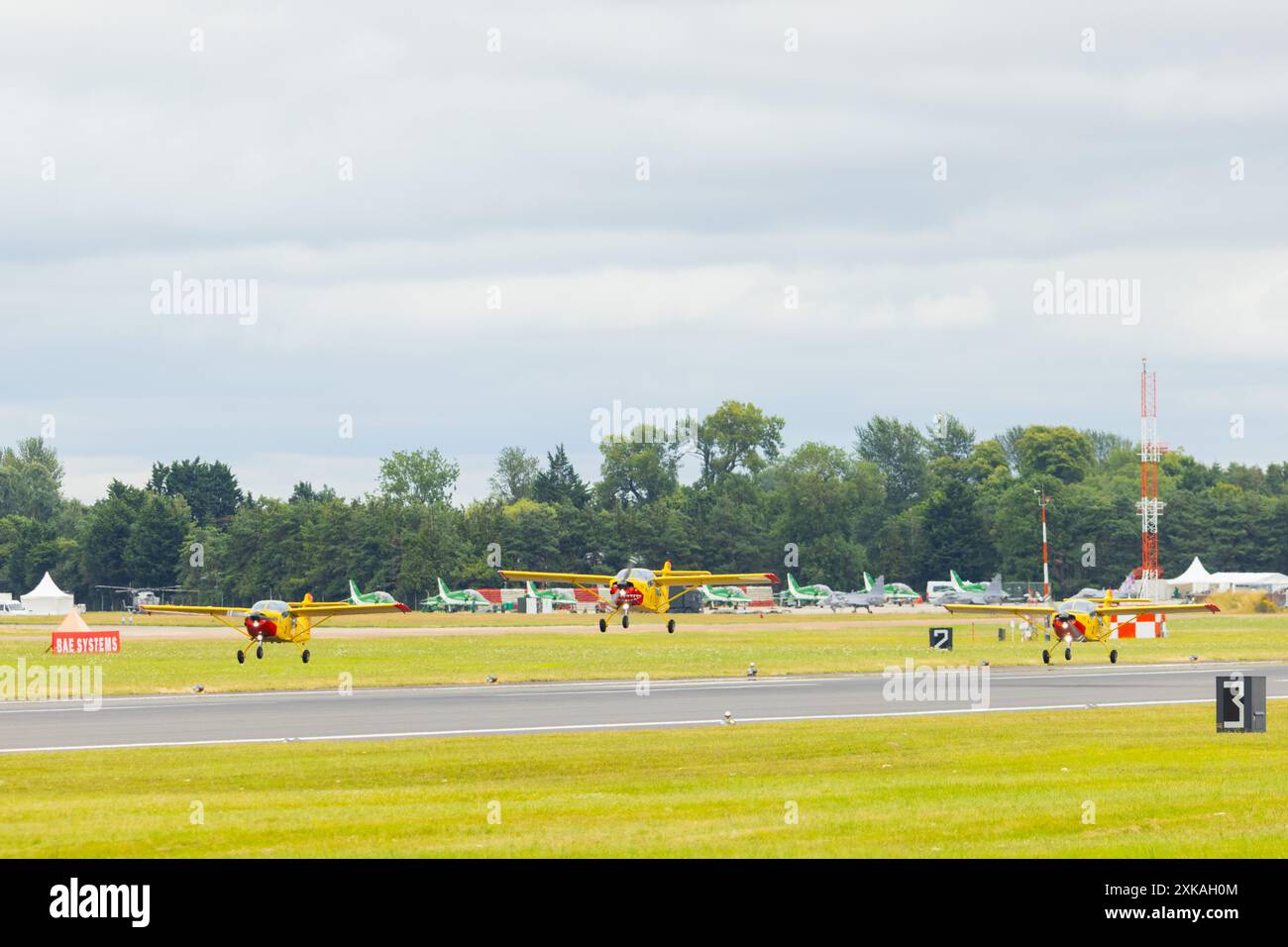 Fairford, UK. 21 JUL, 2024. Royal Norwegian Air Force's display team ...