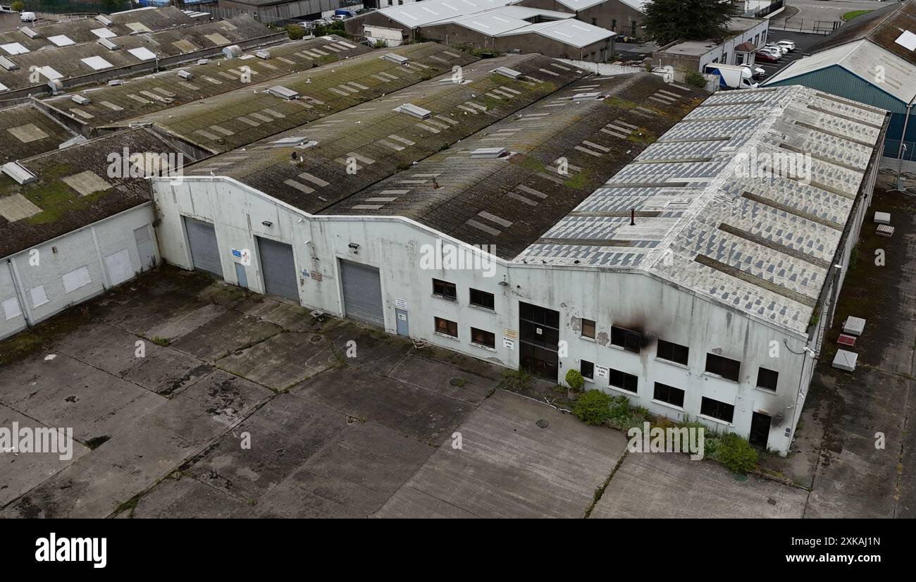 General view of the former Crown Paints factory in Coolock, north ...