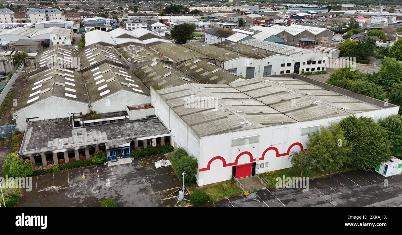 General view of the former Crown Paints factory in Coolock, north ...