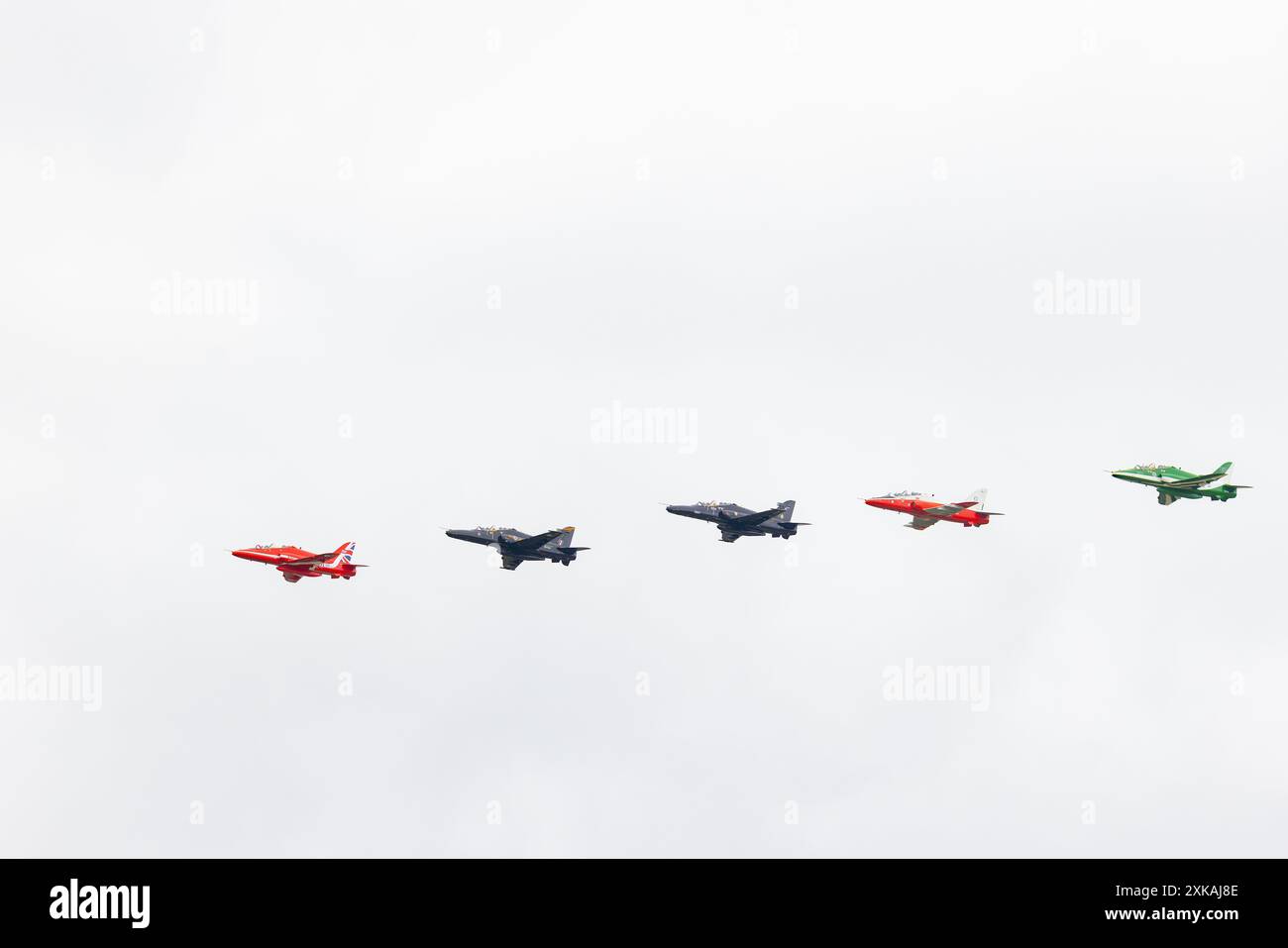 Fairford, UK. 21 JUL, 2024. 50th anniversary of the Hawk aircraft as ...