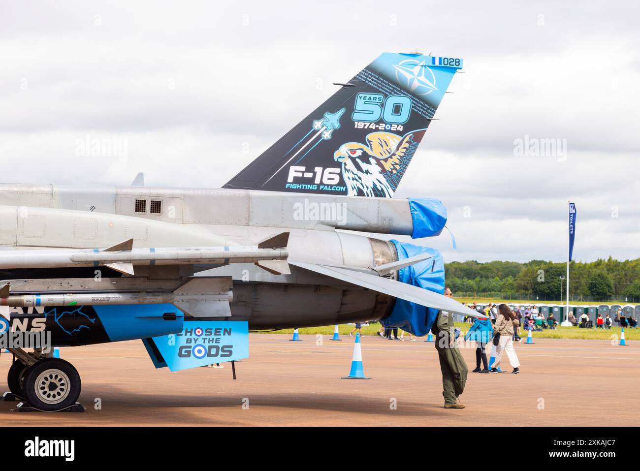 Fairford, UK. 21 JUL, 2024. Aircraft livery celebrates 50 years of the ...