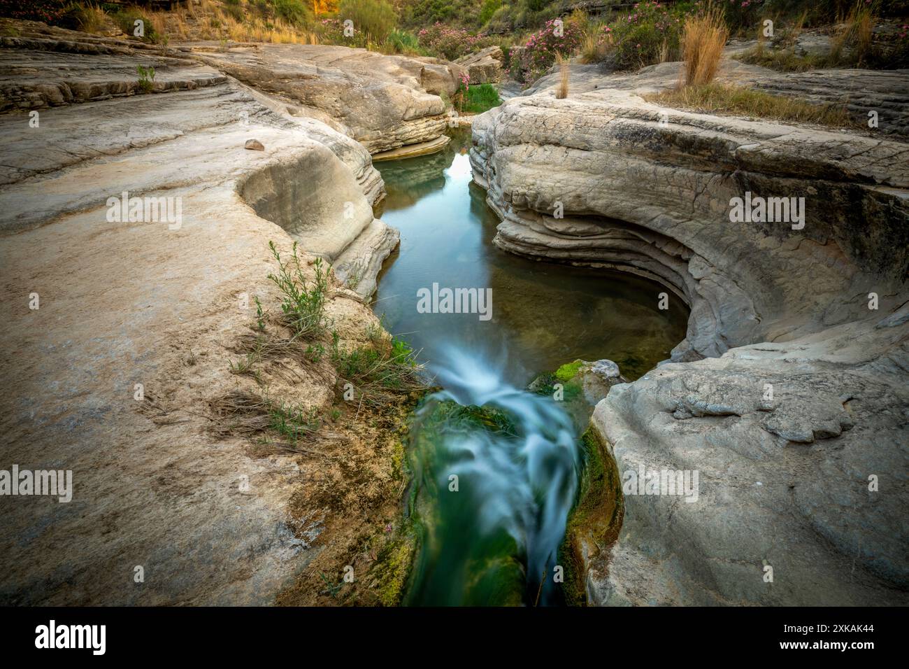 Natural area of the Bolvonegro Strait in Moratalla, Region of Murcia ...