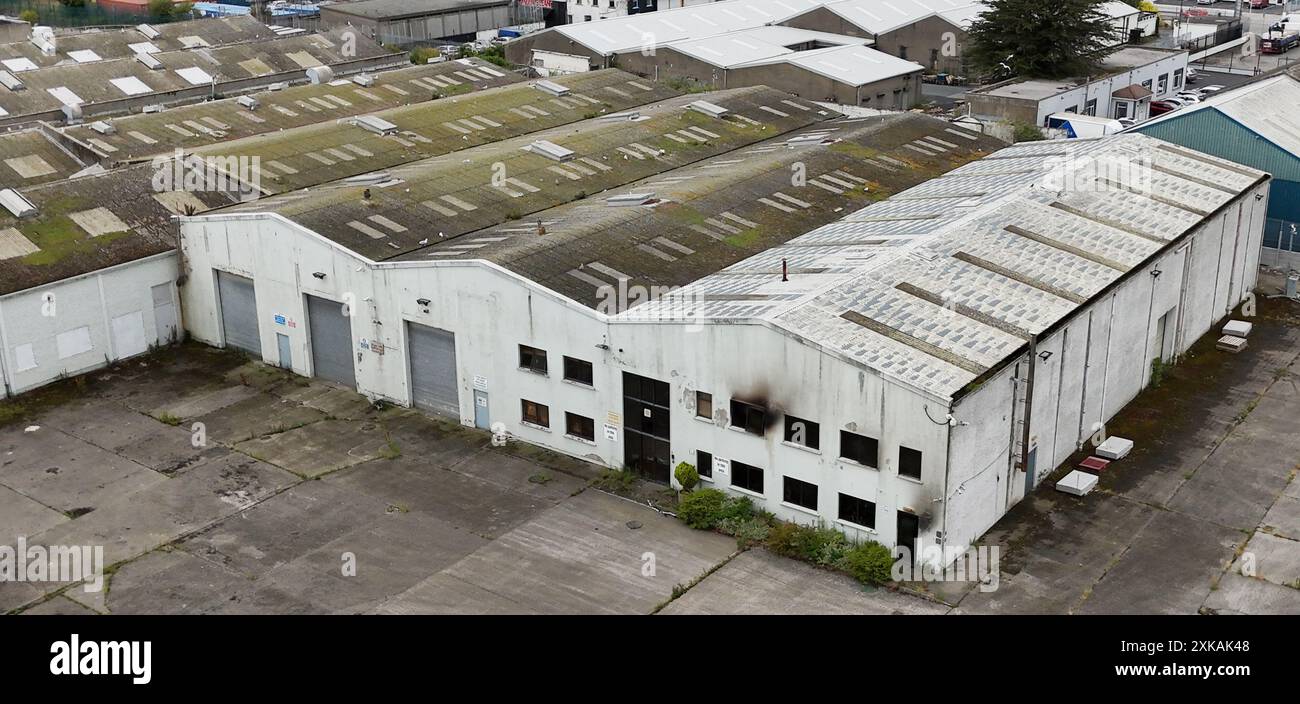 General view of the former Crown Paints factory in Coolock, north ...
