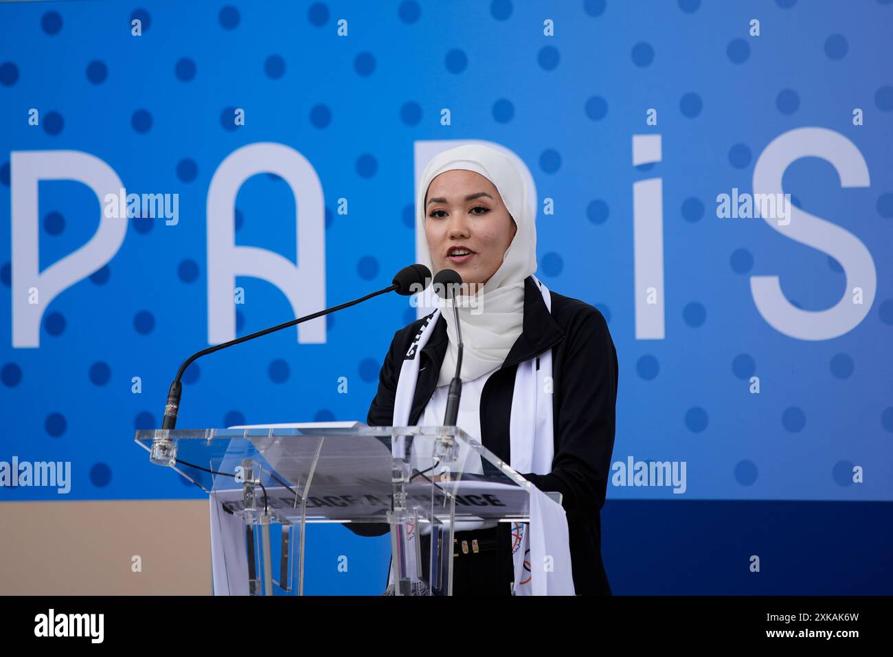 Masomah Ali Zada, Chef de Mission for the Refugee Olympic Team Paris ...