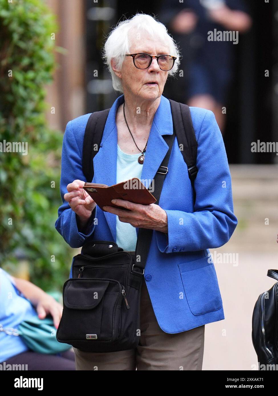 Judith Bruce leaving Wood Green Crown Court, London where her and ...
