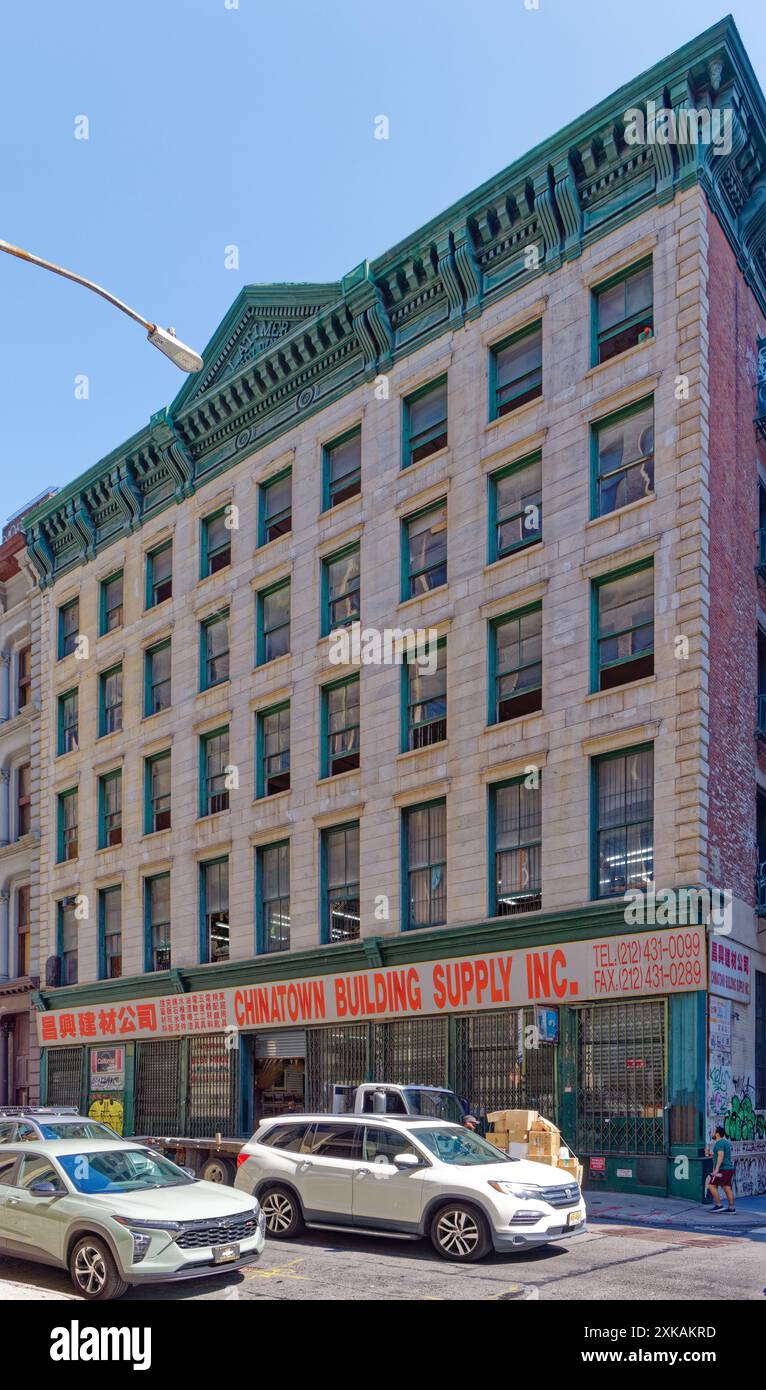 NYC Chinatown: Latimer Building, 72 Walker Street, a commercial loft ...