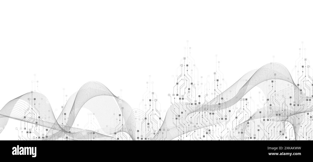 Artificial Intelligence or machine learning vector design. Quantum ...