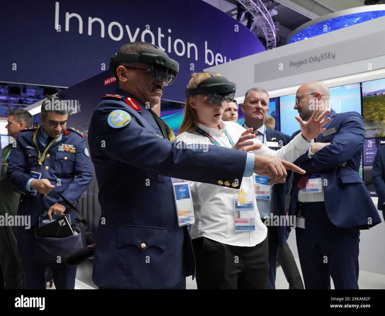 Name badges desk hi-res stock photography and images - Alamy