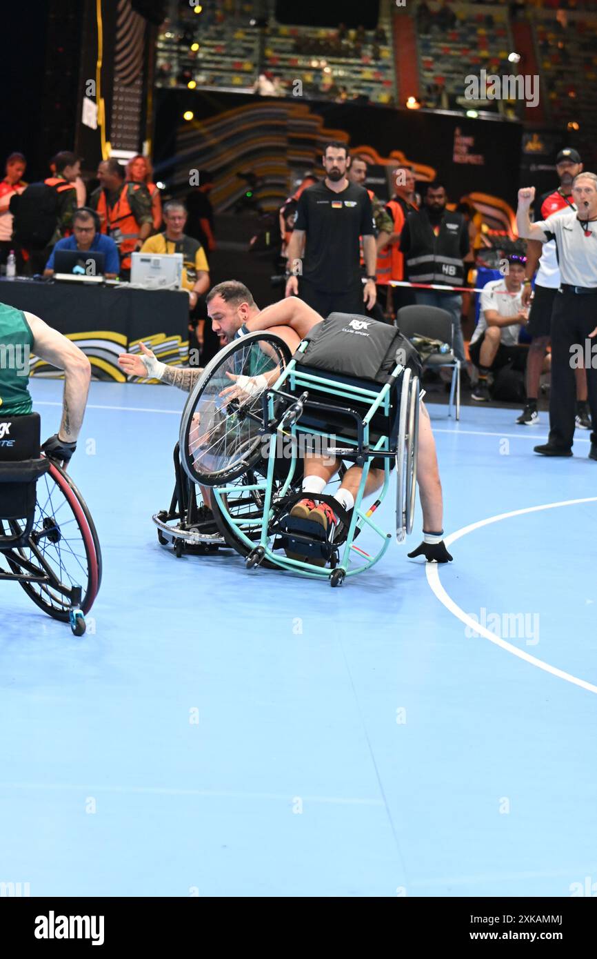 Invictus Games 2023 Wheelchair Basket Ball Team Germany vs Australia ...