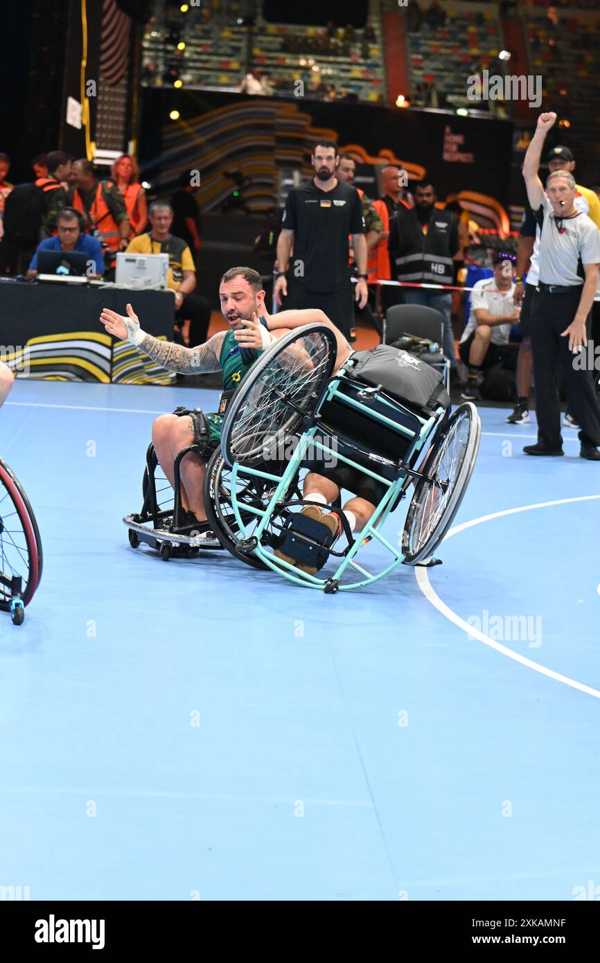 Invictus Games 2023 Wheelchair Basket Ball Team Germany vs Australia ...