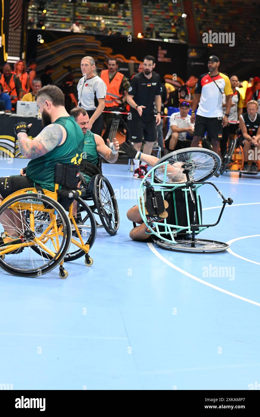 Invictus Games 2023 Wheelchair Basket Ball Team Germany vs Australia ...