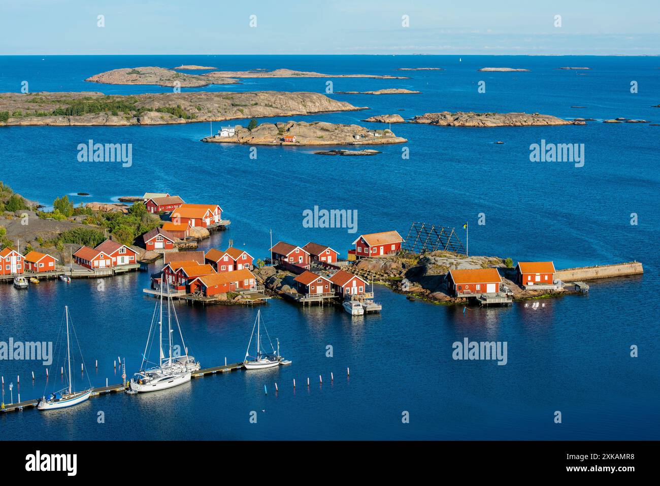 Aerial view of Hunnebostrand, Bohuslän, Sweden Stock Photo - Alamy