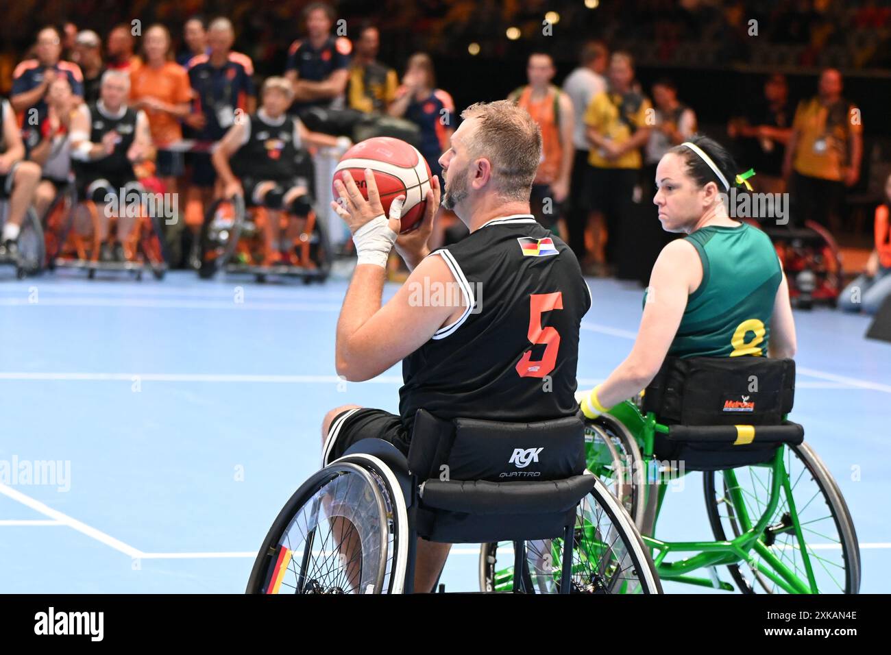 Invictus Games 2023 Wheelchair Basket Ball Team Germany vs Australia ...