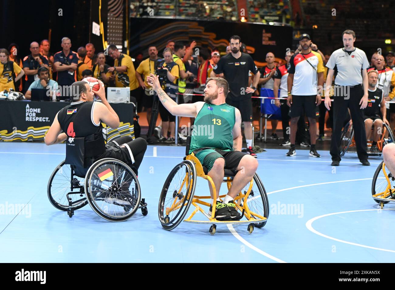 Invictus Games 2023 Wheelchair Basket Ball Team Germany vs Australia ...