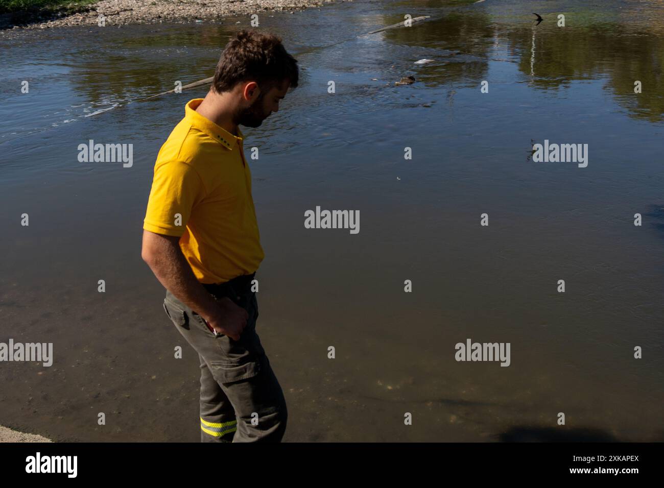 The Bes˜s River Park has been affected by a toxic ammonia spill into ...