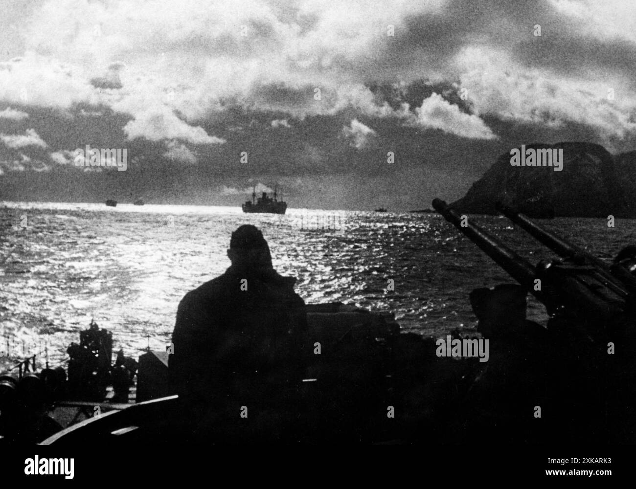 German convoy at the North Cape. Photo: Jung [automated translation ...