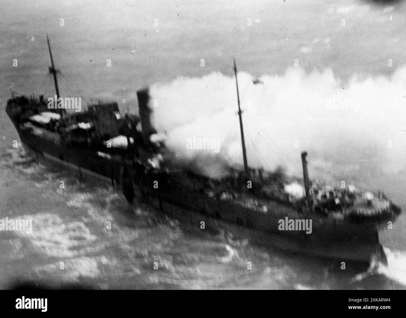Atlantic ship sunk 1941 Black and White Stock Photos & Images - Alamy