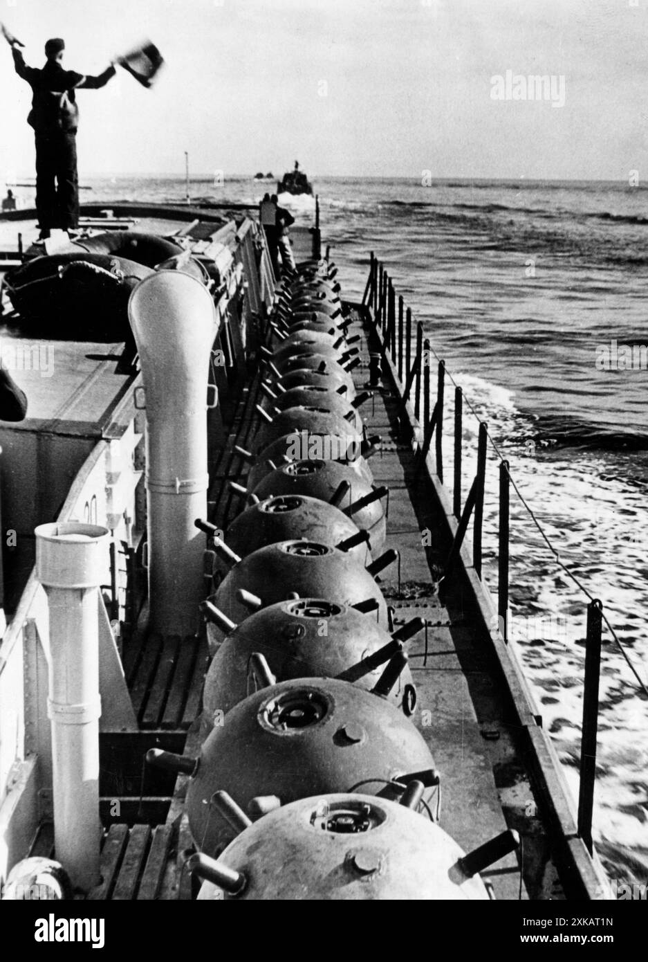 German mine laying in the baltic sea hi-res stock photography and ...