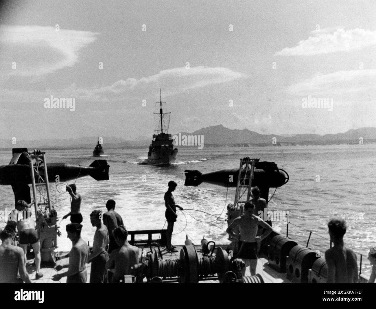 German minesweepers and clearing boats in the Second World War. Otters ...