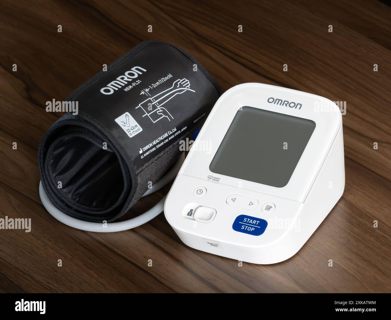 OMRON M3 Comfort blood pressure monitor for the upper arm. The medical ...