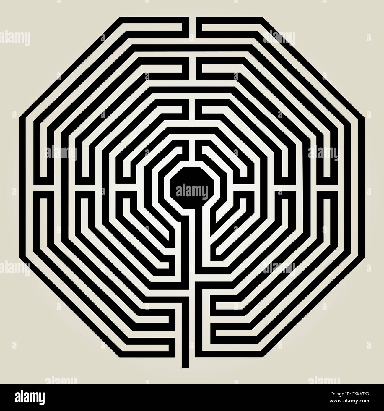 Labyrinth Cathedral of Amiens - France Illustration Vector - Symbolism ...