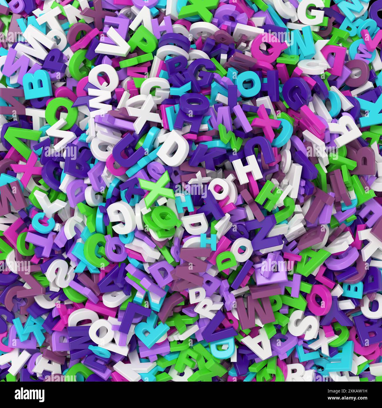Colorful Letter Mix Stock Photo - Alamy