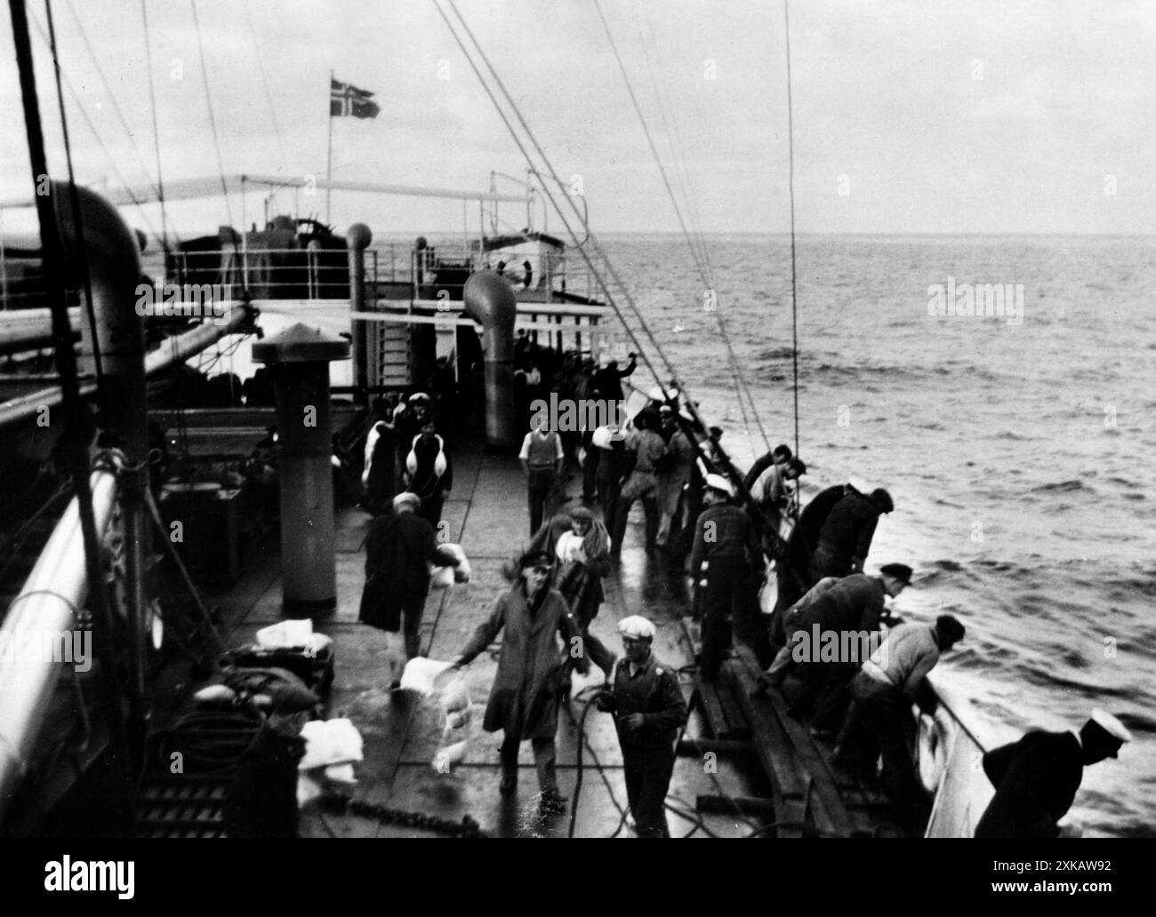 After the sinking of the British tanker British Influence, the ...