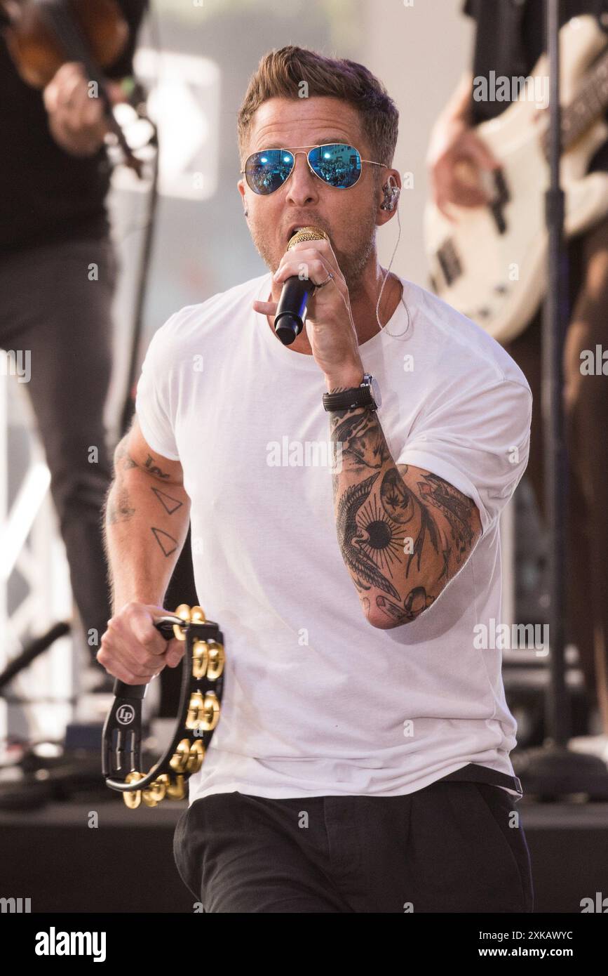 Ryan Tedder, OneRepublic on stage for NBC Today Show Concert Series ...