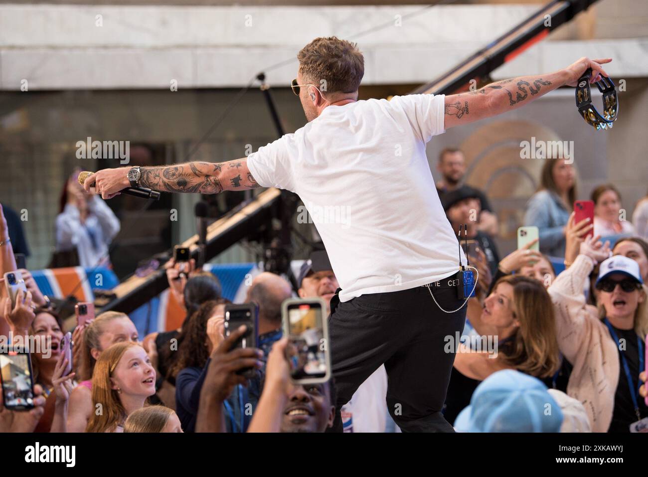 Ryan Tedder, OneRepublic on stage for NBC Today Show Concert Series ...
