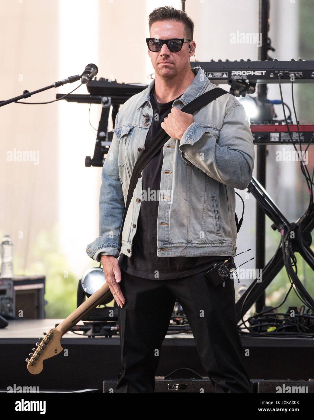 Ryan Tedder, OneRepublic on stage for NBC Today Show Concert Series ...