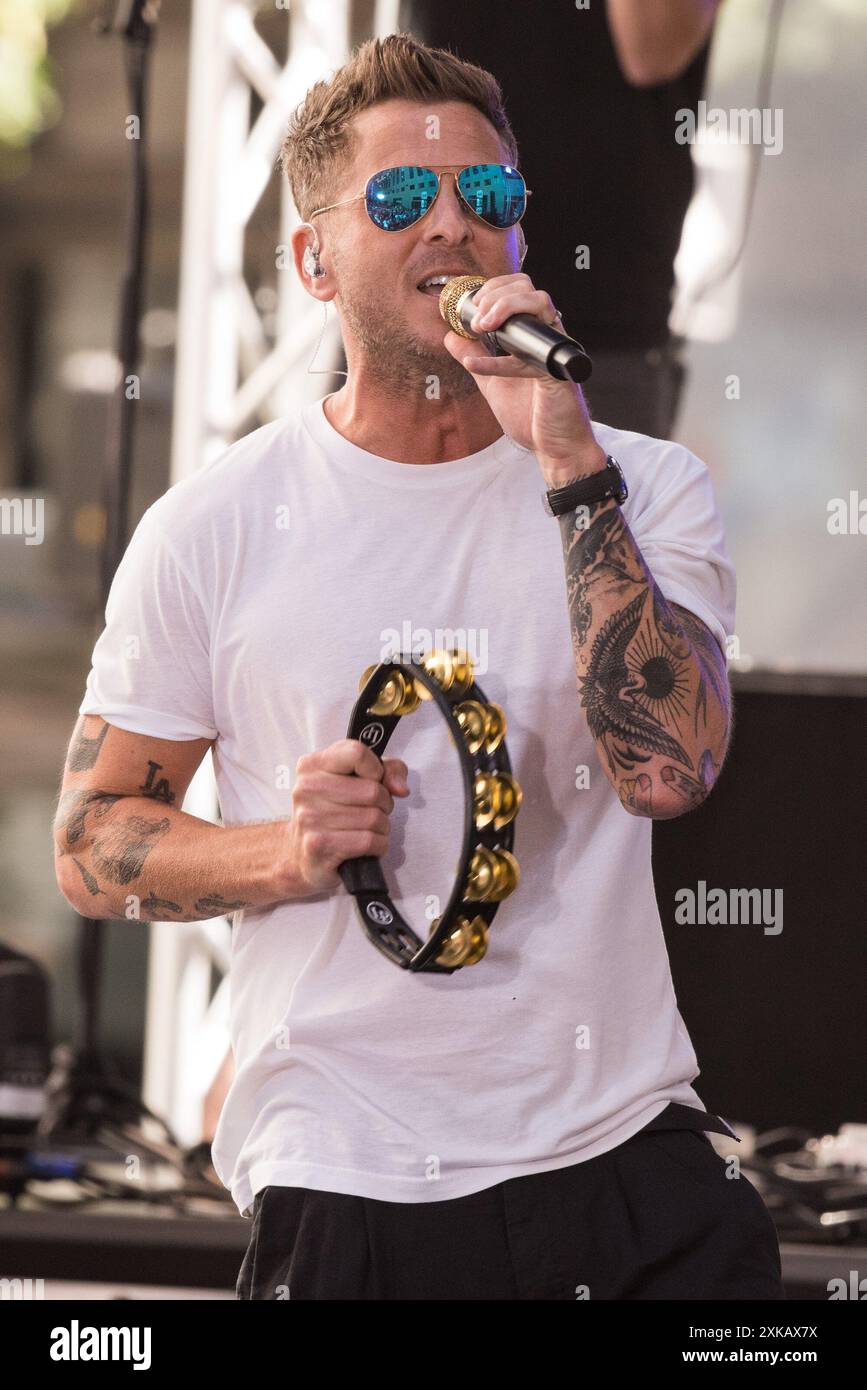 Ny. 19th July, 2024. Ryan Tedder, OneRepublic on stage for NBC Today ...