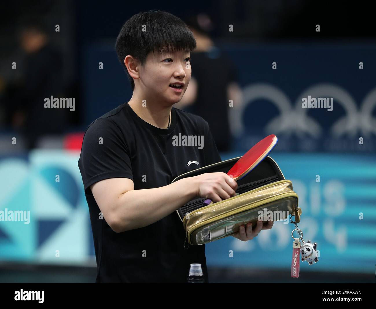 Paris, France. 22nd July, 2024. Sun Yingsha of the Chinese national ...