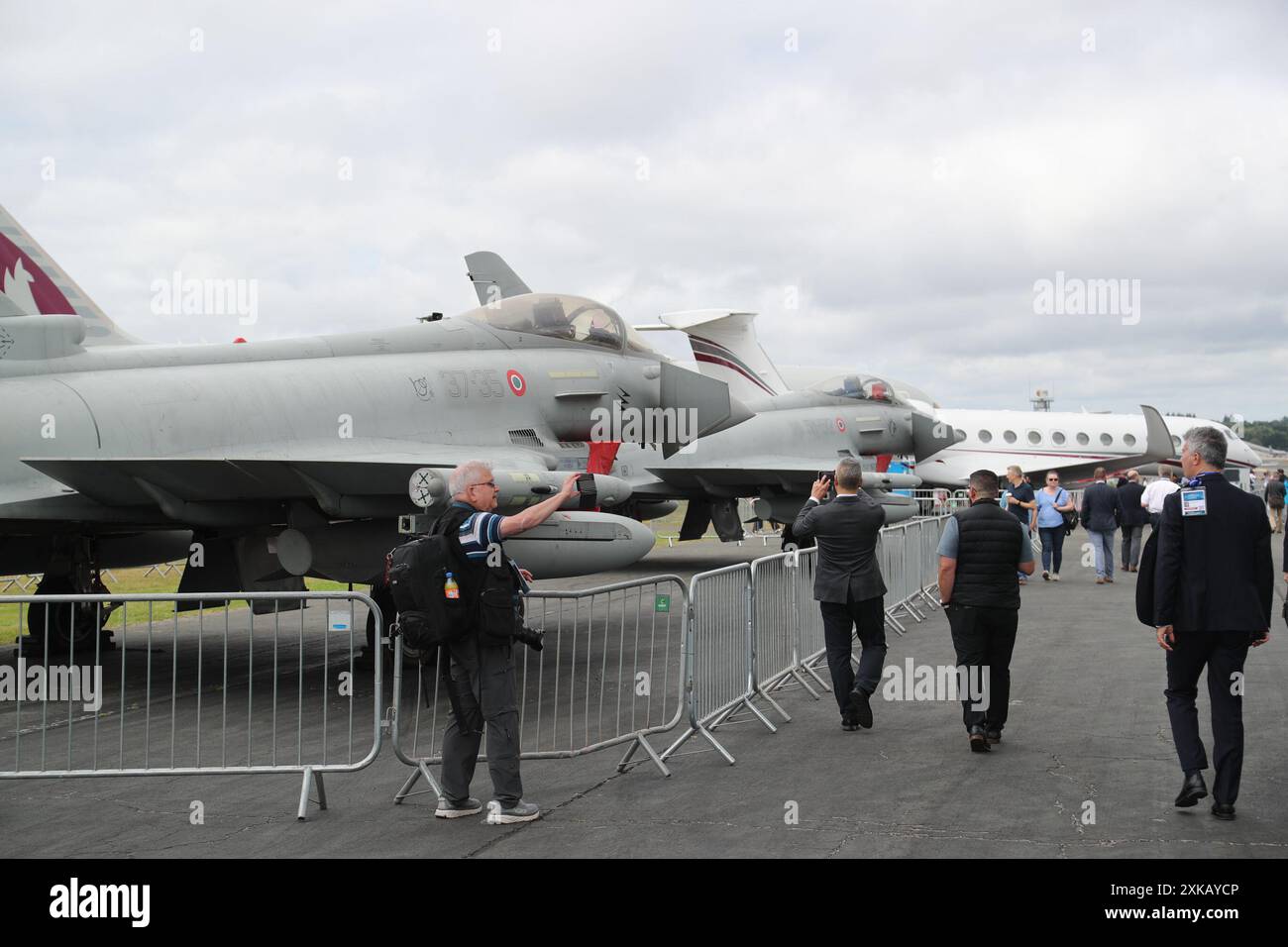 Farnborough, UK, 22 July 2024. Farnborough International Airshow 2024 ...