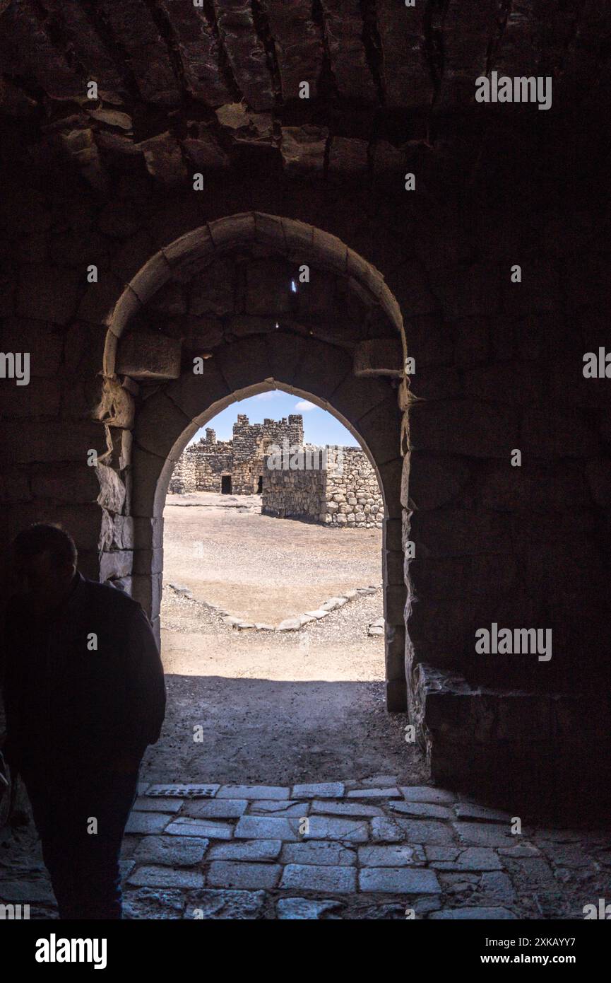 Qasr Al-Azraq, Roman fort , Ayyubid desert castle, Azraq, Jordan ...